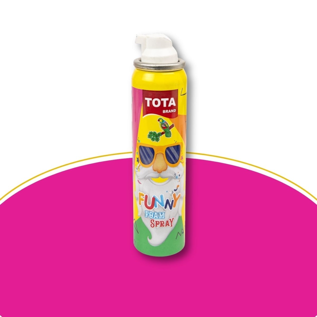 TOTA Funny Foam Spray For Holi | Pack of 4Pcs - TOTA Brand